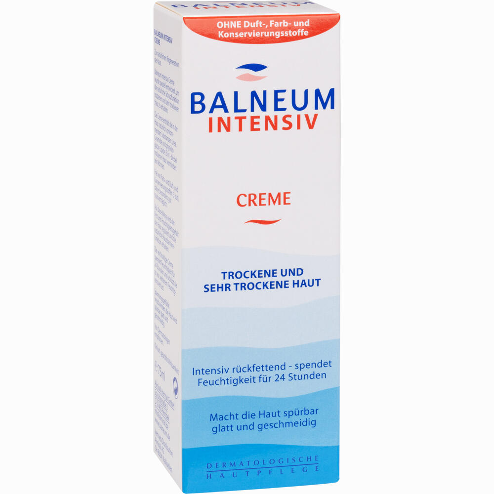 Balneum Intensiv Creme » Informationen und Inhaltsstoffe