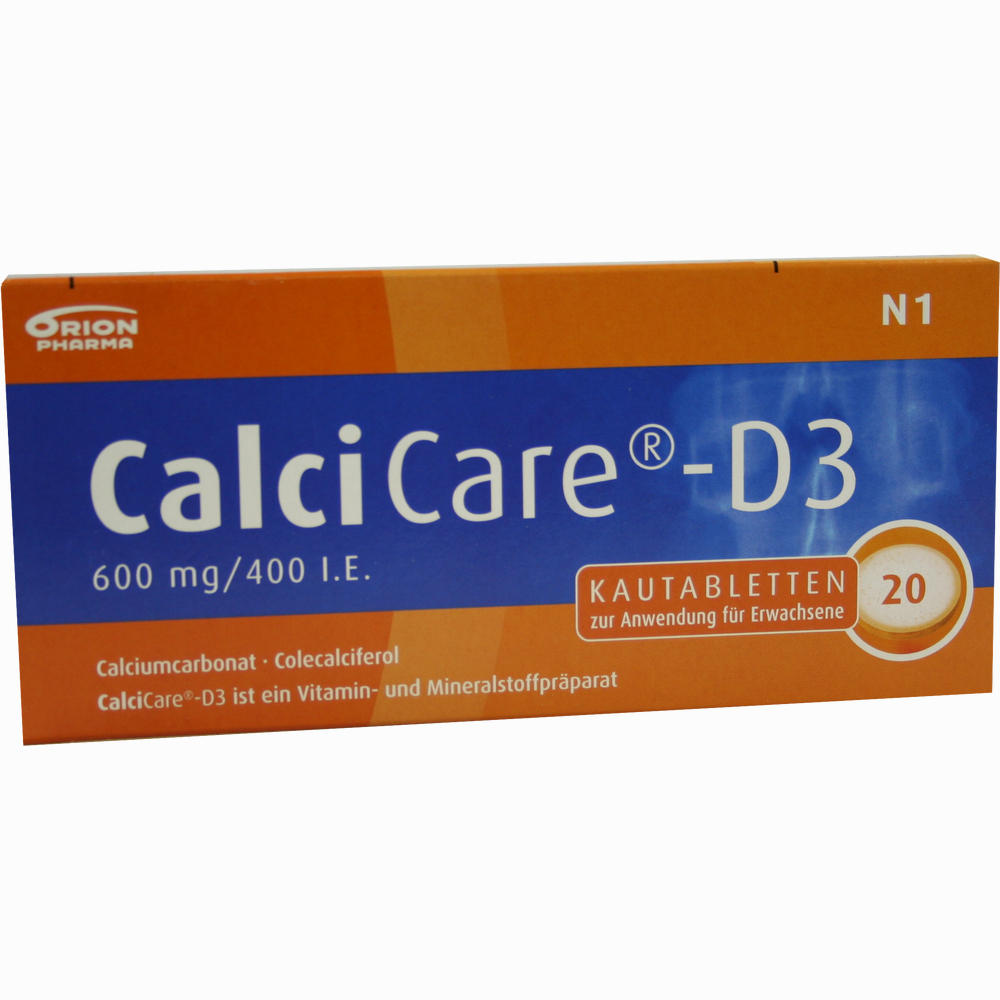 Calcicare D3 Kautabletten » Informationen und Inhaltsstoffe