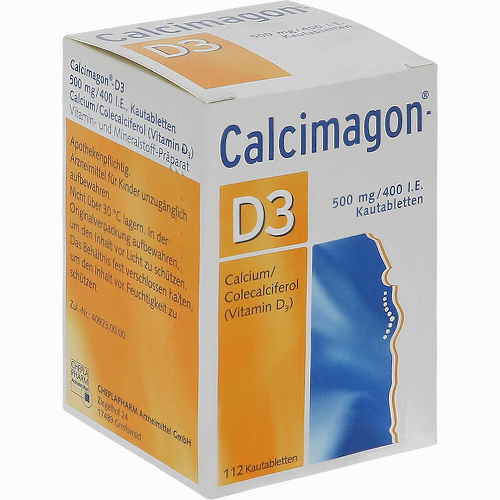 Calcimagon D3 Kautabletten » Informationen und Inhaltsstoffe