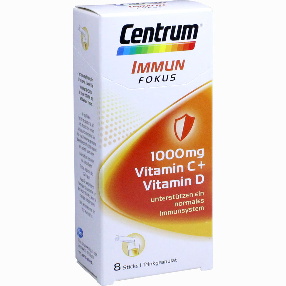 Centrum 1000mg Vitamin C + D » Informationen und Inhaltsstoffe