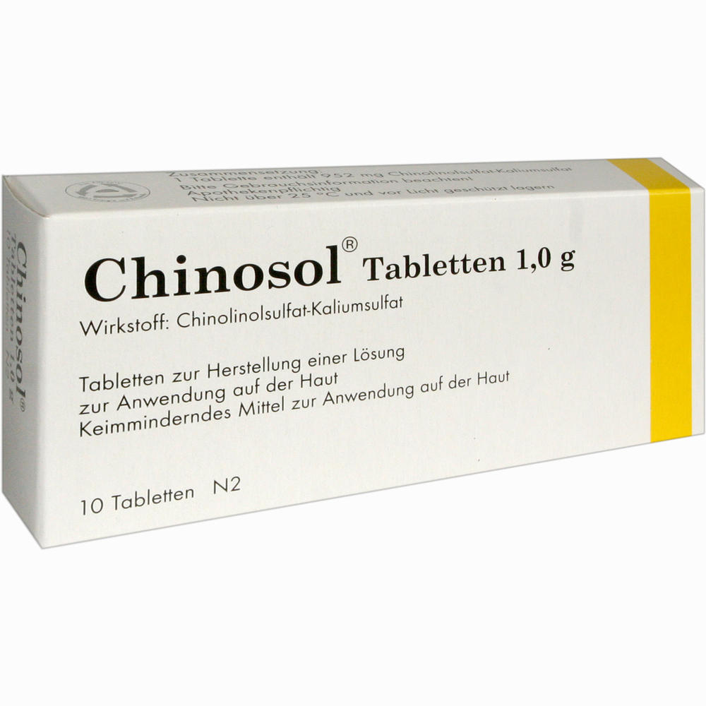 Chinosol 1.0 Tabletten » Informationen und Inhaltsstoffe