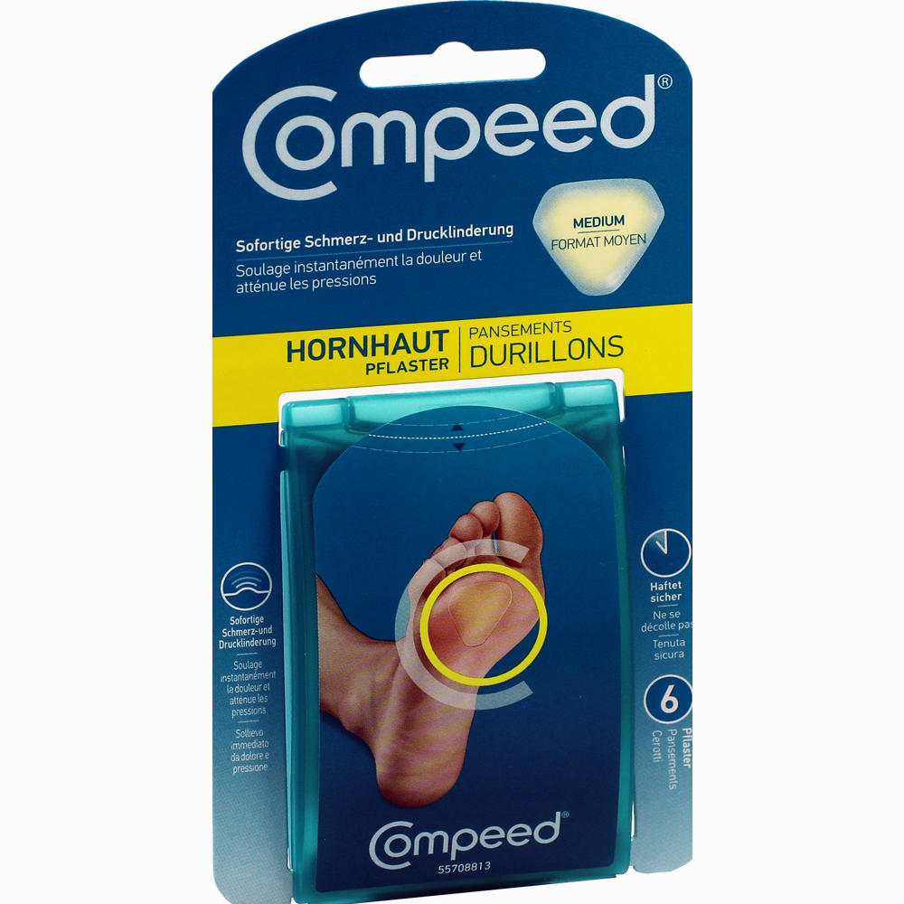 Compeed Hornhaut Pflaster » Informationen und Inhaltsstoffe