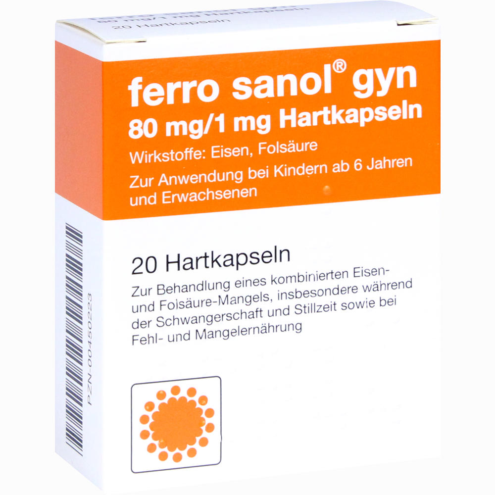 Ferro Sanol Gyn Kapseln » Informationen und Inhaltsstoffe