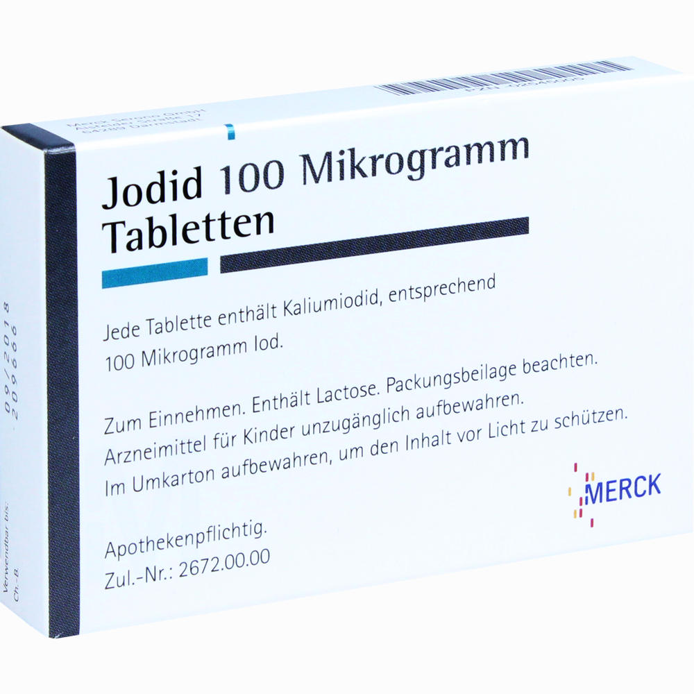 Jodid 100 Tabletten » Informationen und Inhaltsstoffe