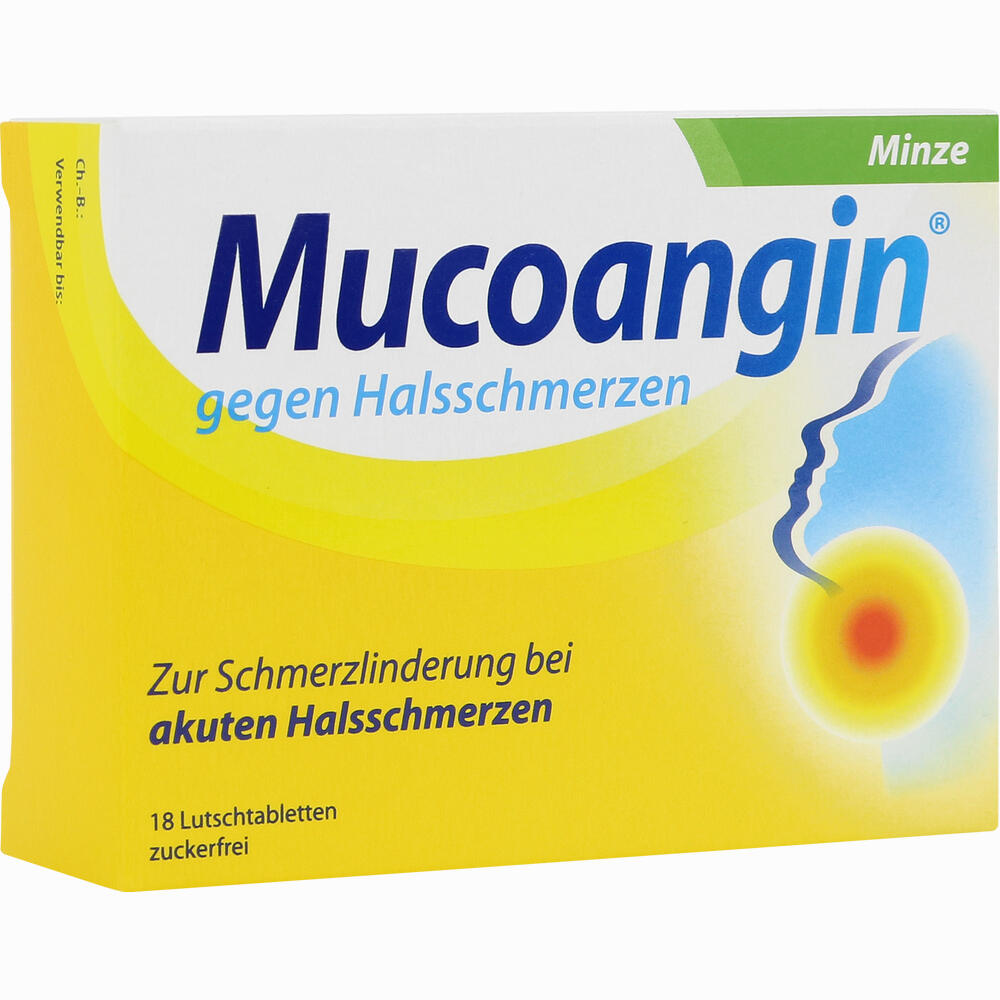 Mucoangin Minze 20mg Lutschtabletten » Informationen und Inhaltsstoffe
