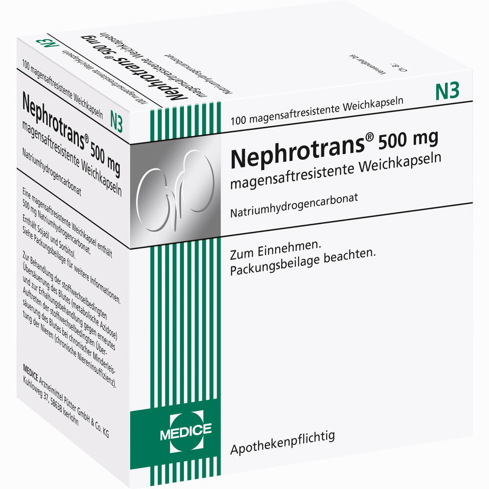 Nephrotrans Kapseln » Informationen und Inhaltsstoffe