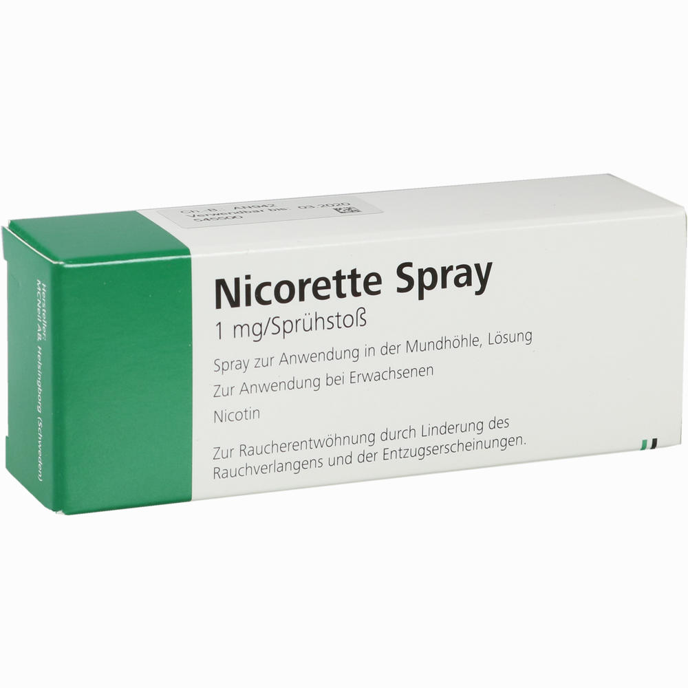 Nicorette Spray Eurim » Informationen und Inhaltsstoffe