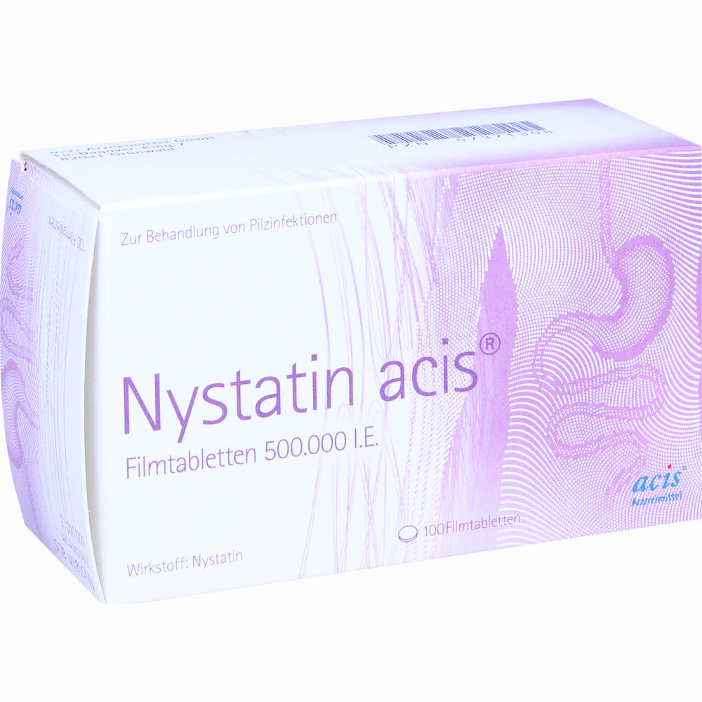 Nystatin Acis Fimtabletten Filmtabletten » Informationen und Inhaltsstoffe