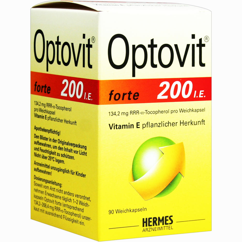 Optovit Forte Kapseln 200 I.e. » Informationen und Inhaltsstoffe
