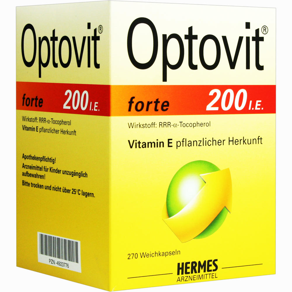 Optovit Forte Kapseln 200 I.e. » Informationen und Inhaltsstoffe