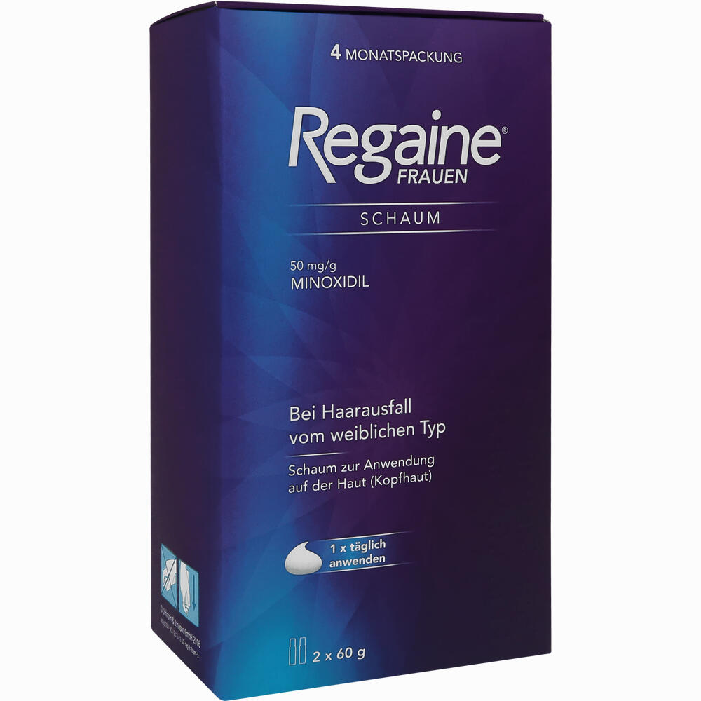 Regaine Frauen Schaum 50mg/g Minoxidil 2x60 G » Informationen und ...