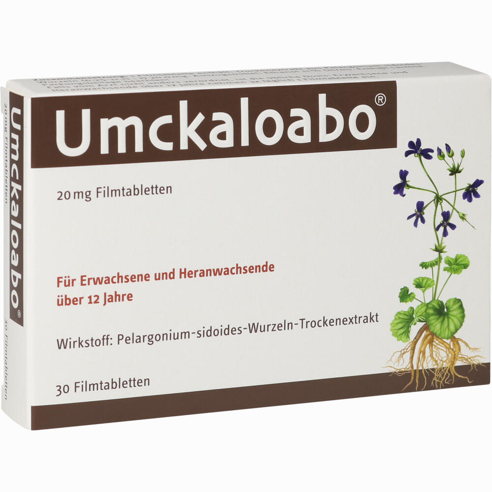 Umckaloabo 20mg Filmtabletten » Informationen und Inhaltsstoffe