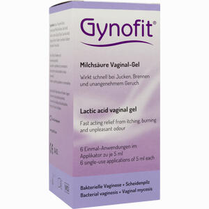 Gynofit Vaginal-gel mit Milchsäure Gel » Informationen und Inhaltsstoffe