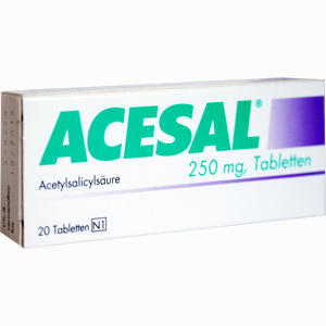 Acesal 250mg Tabletten » Informationen und Inhaltsstoffe
