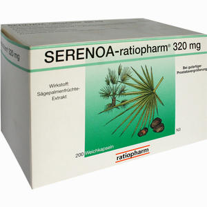 Serenoa- Ratiopharm 320 Mg Weichkapseln » Informationen und Inhaltsstoffe