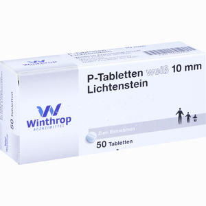 P- Tabletten Weiß 10mm Lichtenstein Tabletten » Informationen und ...