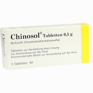 Chinosol 0.5 Tabletten » Informationen und Inhaltsstoffe