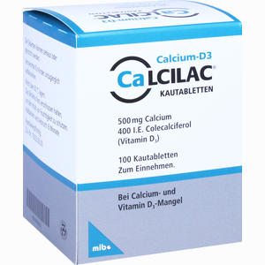 Calcilac Kautabletten » Informationen und Inhaltsstoffe