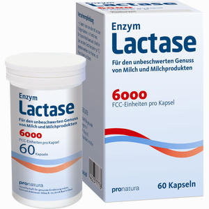 Enzym Lactase 6000 Fcc Kapseln » Informationen und Inhaltsstoffe