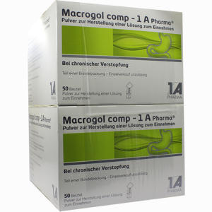 Macrogol Comp - 1 A Pharma Pulver » Informationen und Inhaltsstoffe